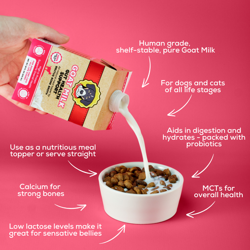 Goat Milk by Brutus Broth — 100% Pure, Goat Milk for Dogs & Cats
